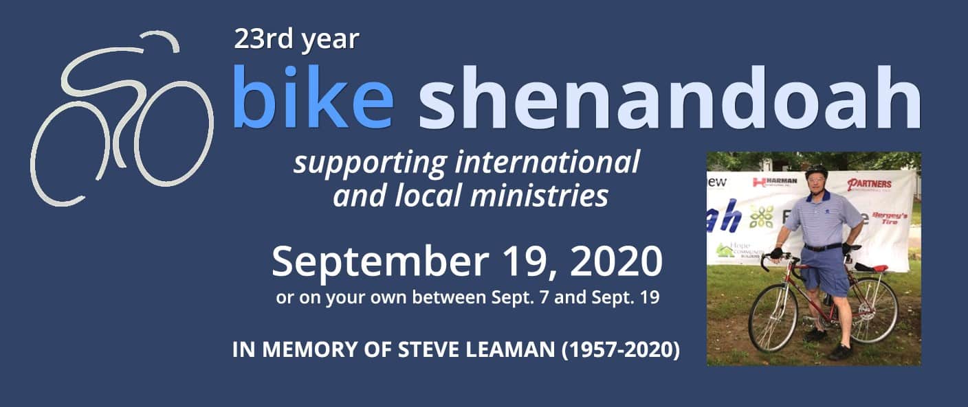 Bike Shenandoah to honor Steve Leaman ’75 | Eastern Mennonite School